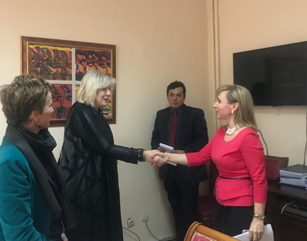 Омбудсманът Диана Ковачева и Комисарят по правата на човека на Съвета на Европа Дуня Миятович